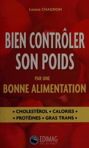Bien contrôler son poids par une bonne alimentation - SG Livres Usagés