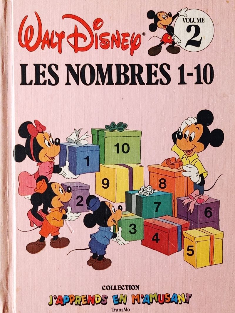 Walt Disney Volume 2. Les nombres 1-10 - Collection j'apprends en m ...